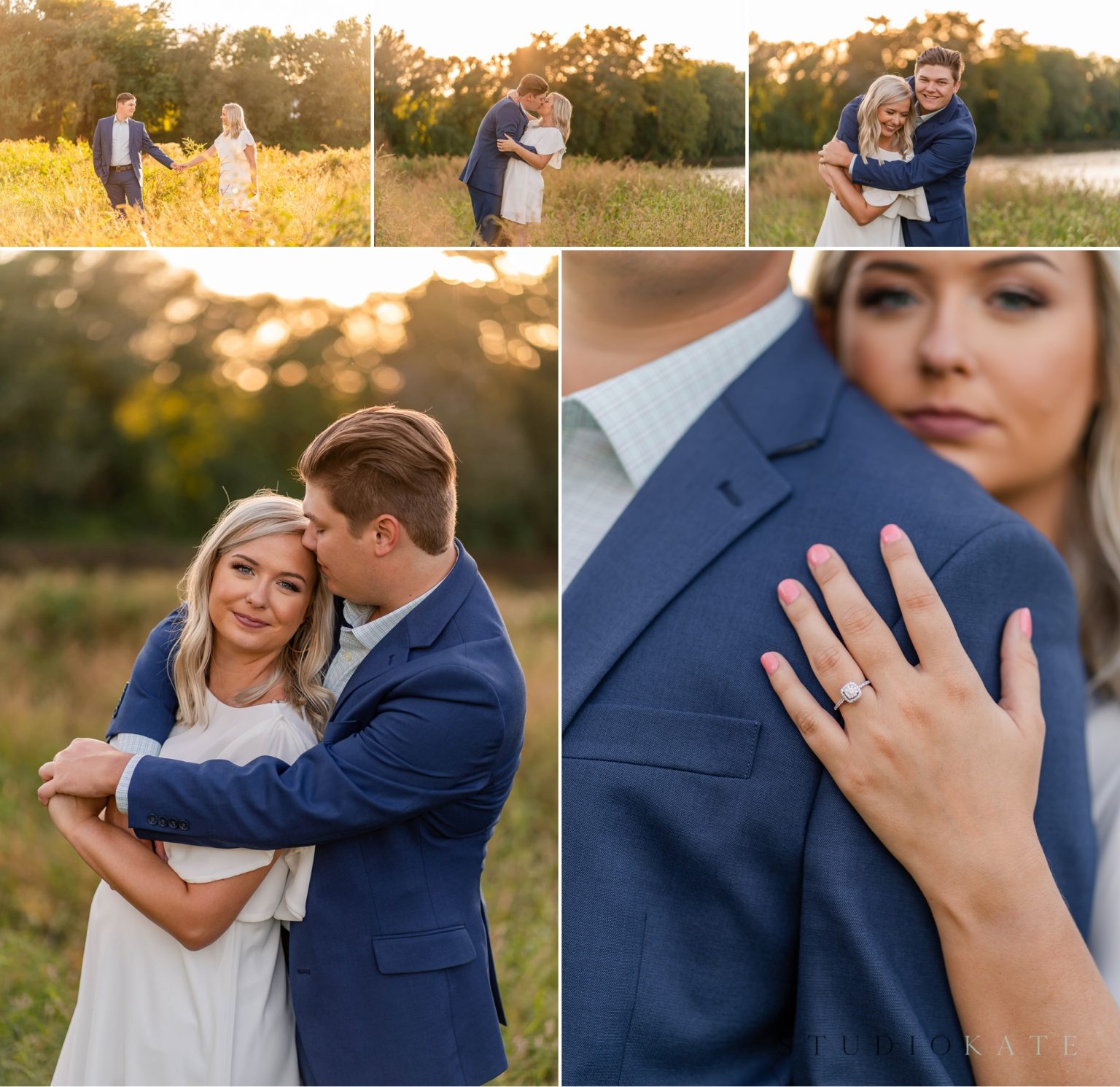 blog.studio-kate.com Hollie + Bailey - Sunset Engagement Session - Rome ...