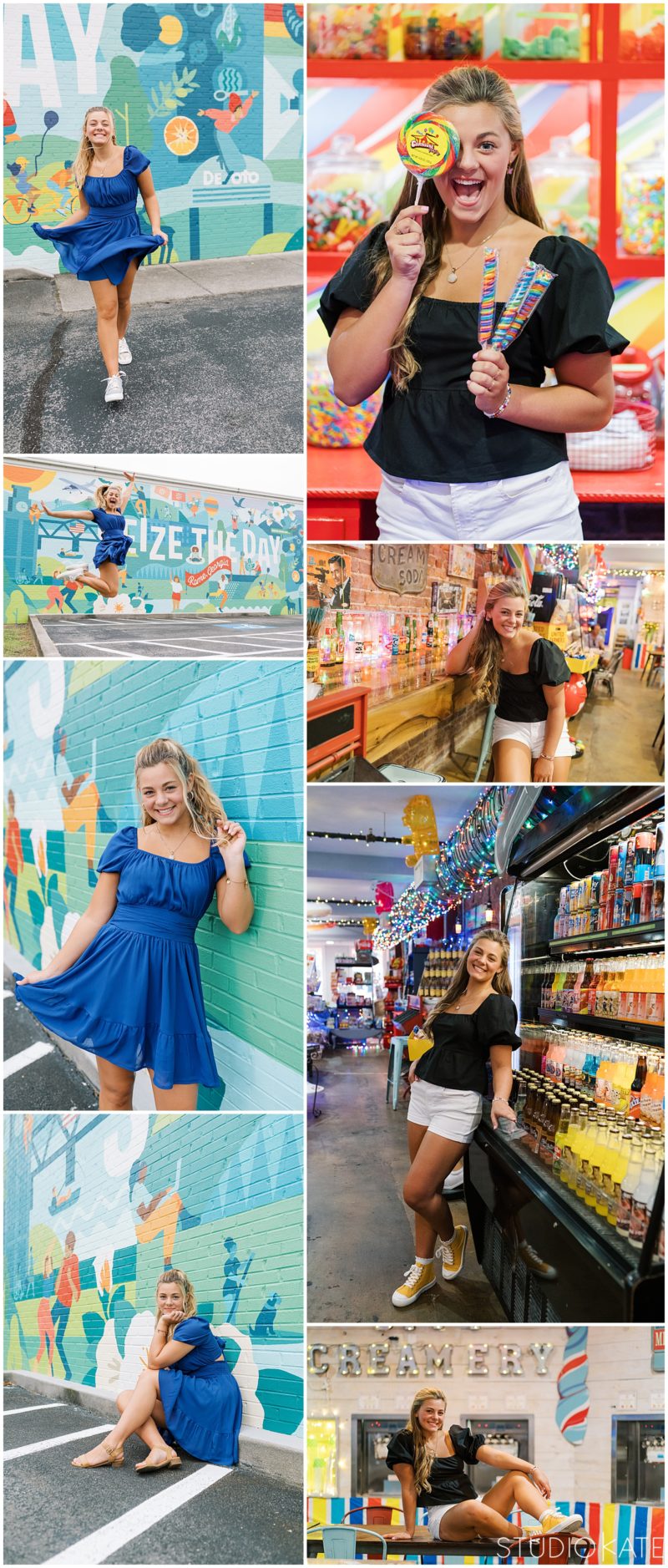 Bright and Fun Senior Session - blog.studio-kate.com